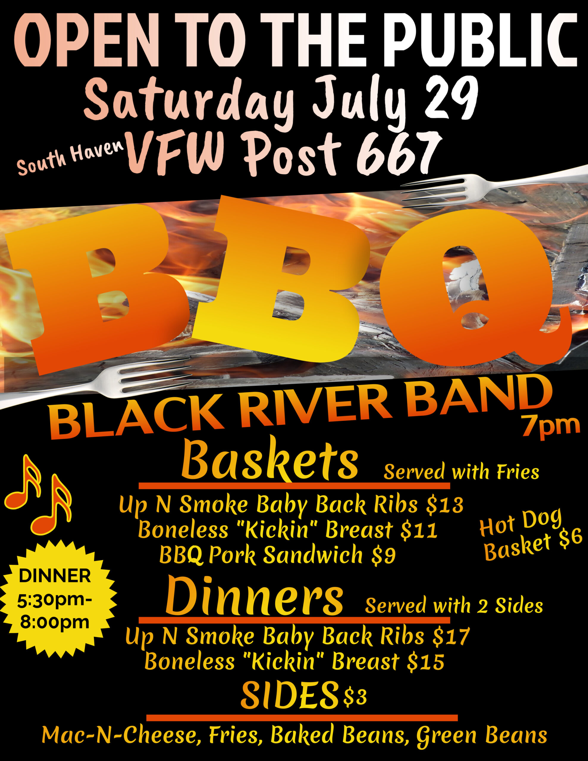 OPEN TO THE PUBLIC - VFW Post 667