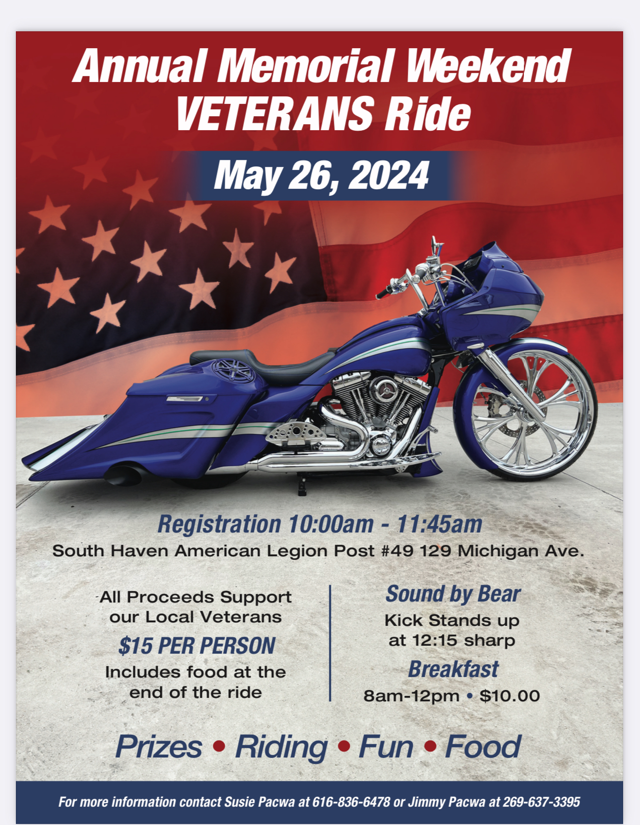 Memorial Weekend Veterans Ride - VFW Post 667