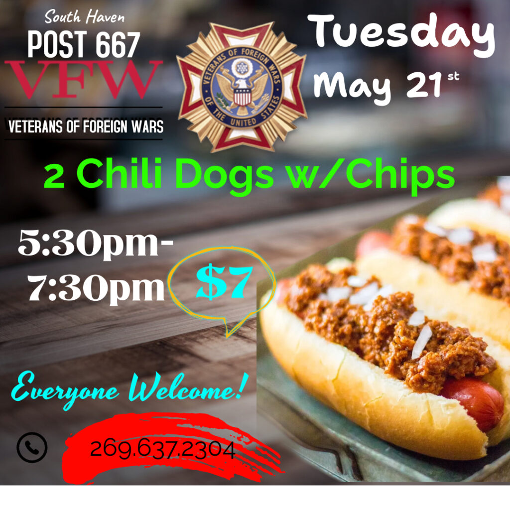 Chili Cheese Dogs - VFW Post 667