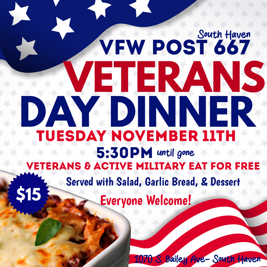 Veterans Day Dinner - VFW Post 667